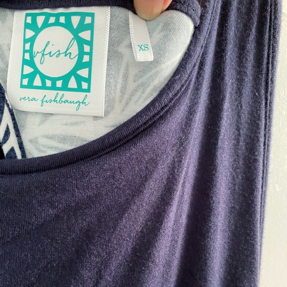 vfish | Dresses | Vfish Navy Floral Dress | Poshmark